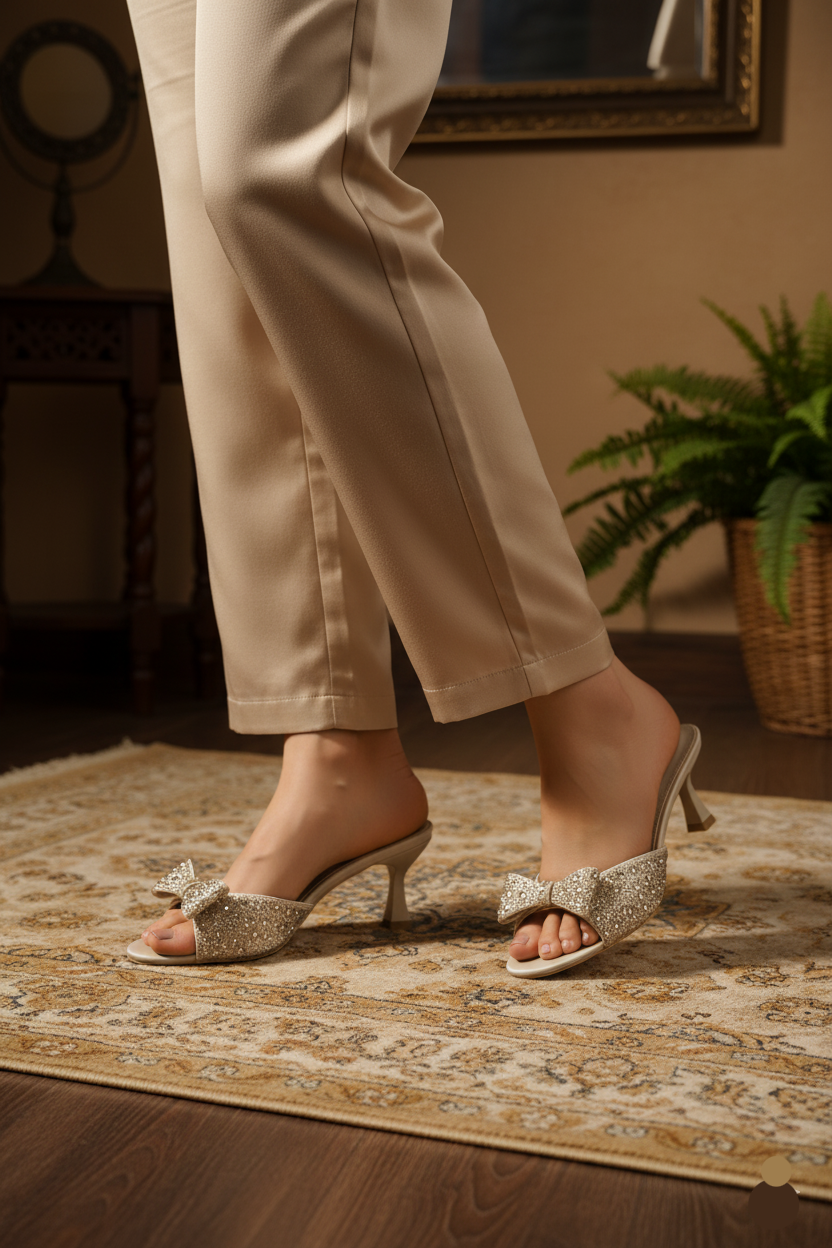 Party Wear Slip On IP0044-Ivory – Insignia PK