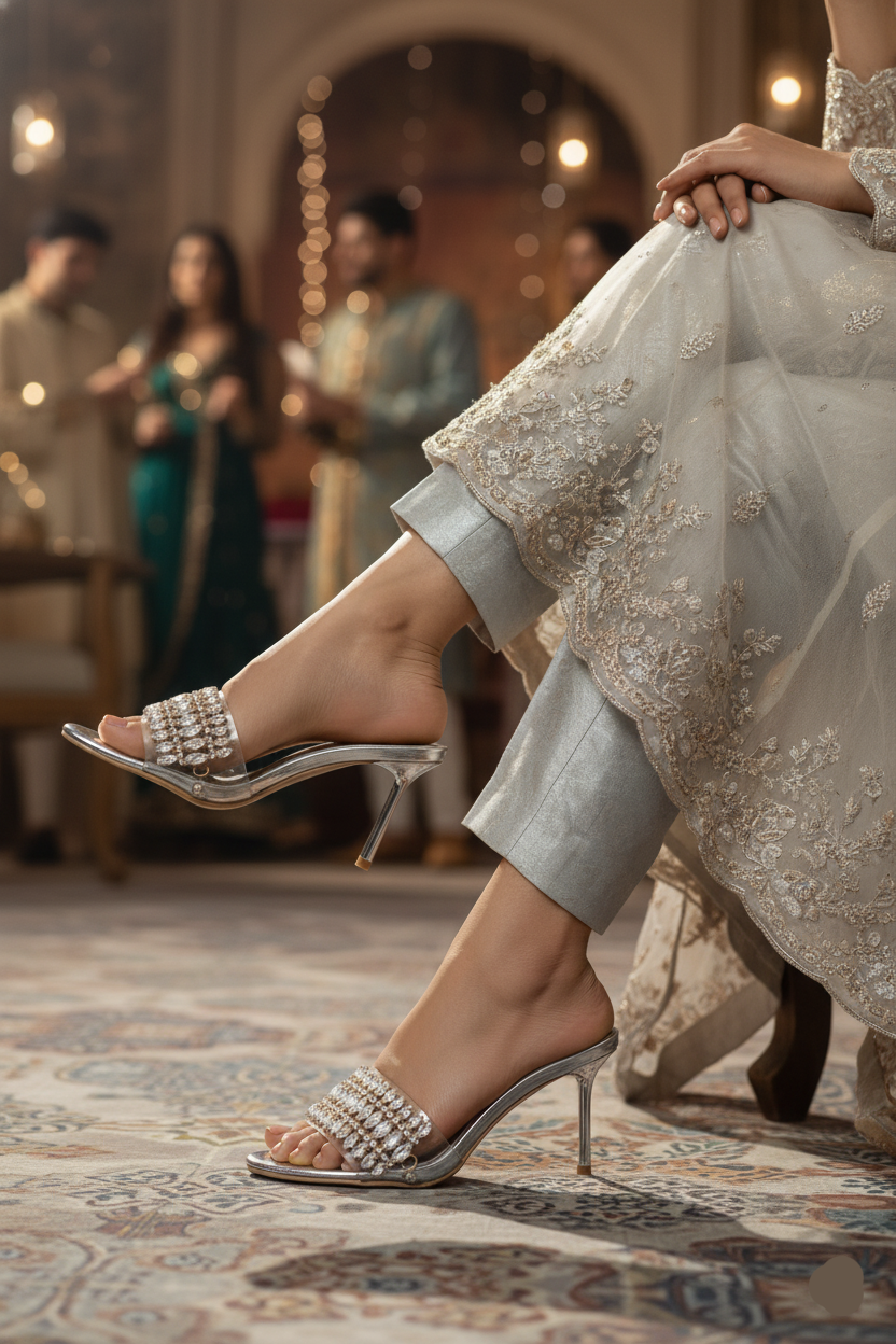 Party Wear Slip On IP0074-Silver – Insignia PK