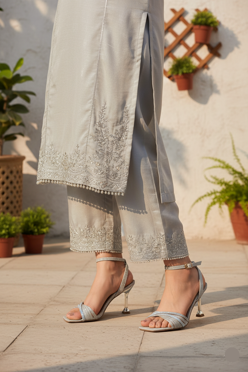 Party Wear Sandal IP2032-Dull Gold – Insignia PK