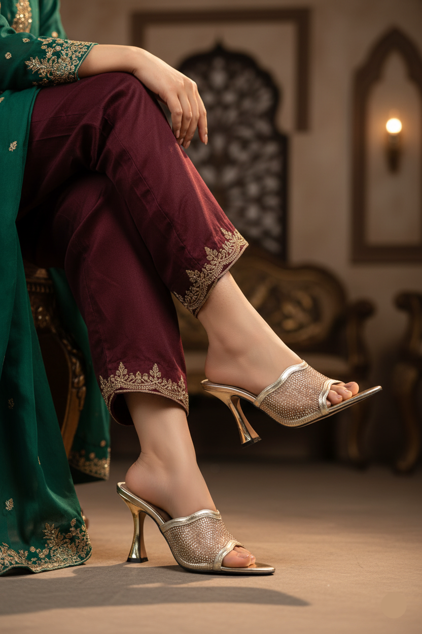 Party Wear Slip On IP2040-Gold – Insignia PK